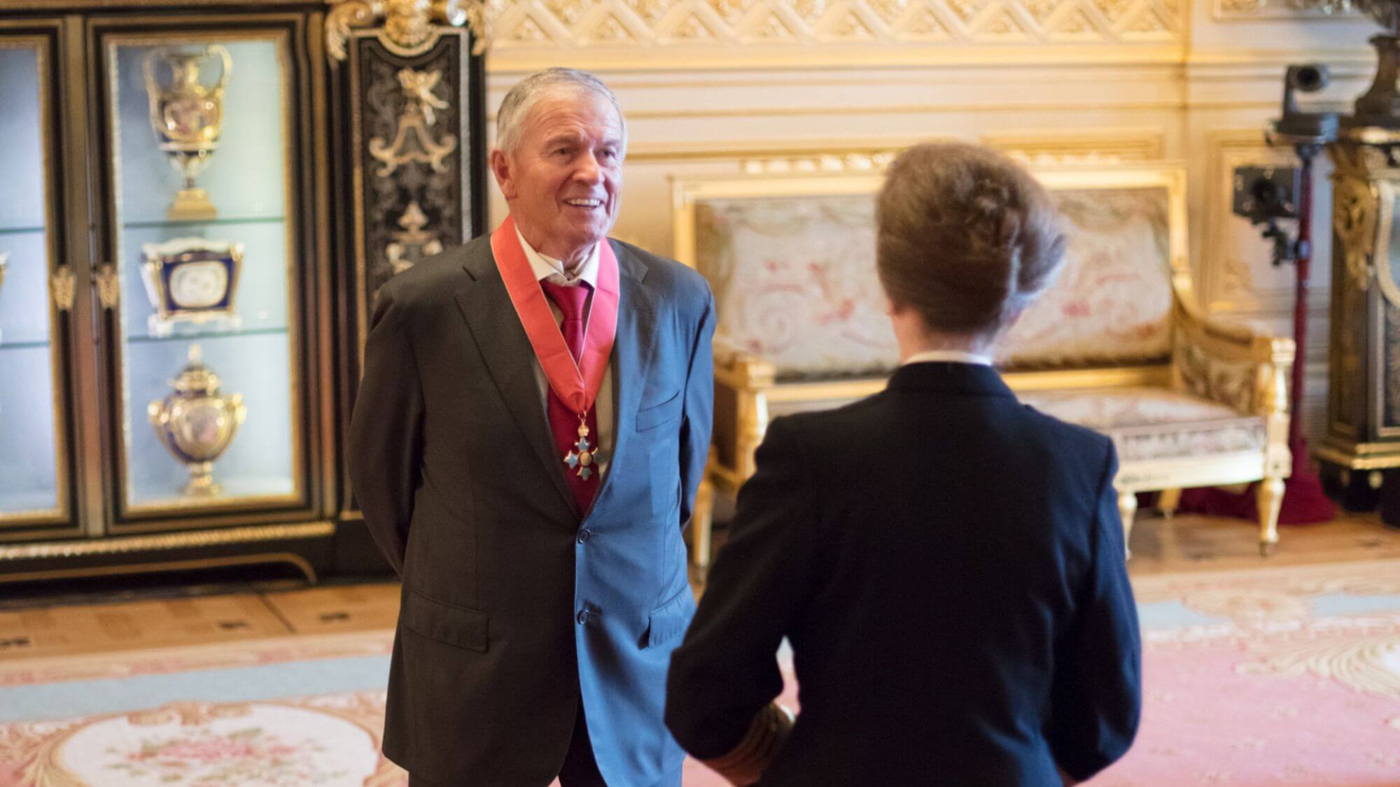 Peter Barfoot receives his CBE for Services to Sustainable Farming ...
